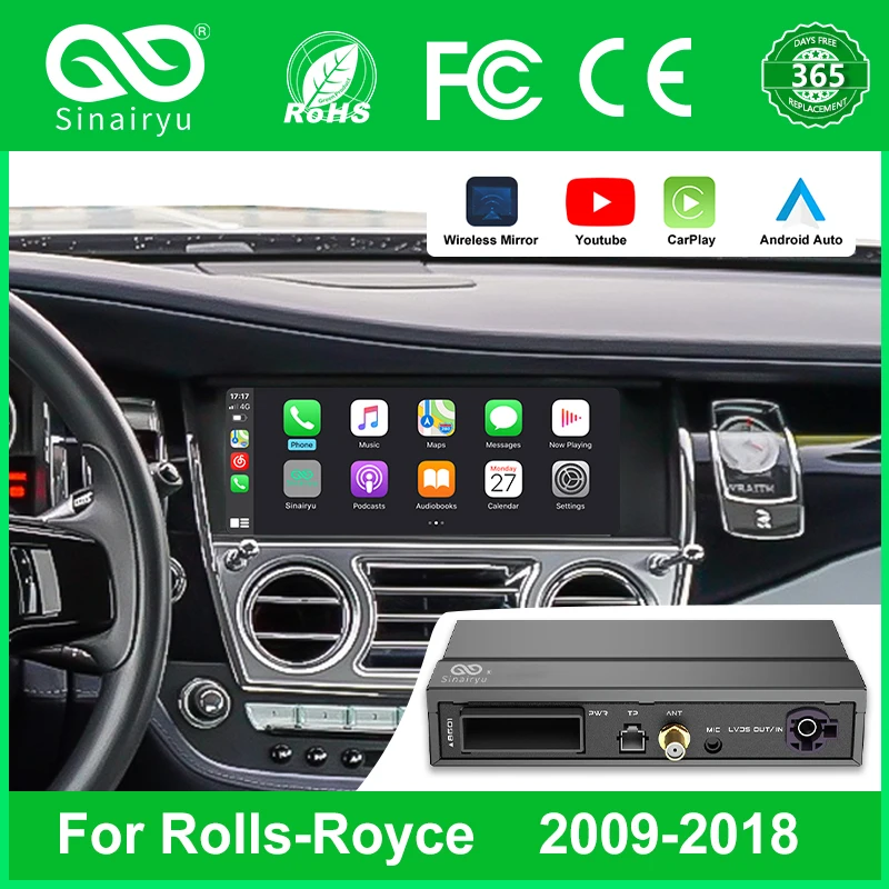Sinairyu-Apple-Carplay-inal-mbrico-para-Rolls-Royce-Dawn-Cullinan ...