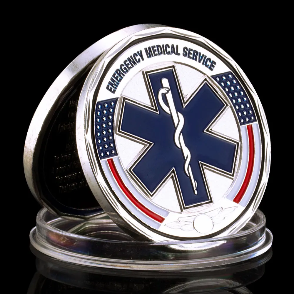 Emergency Medical Services EMS Coin First Response Souvenir Collectible ...
