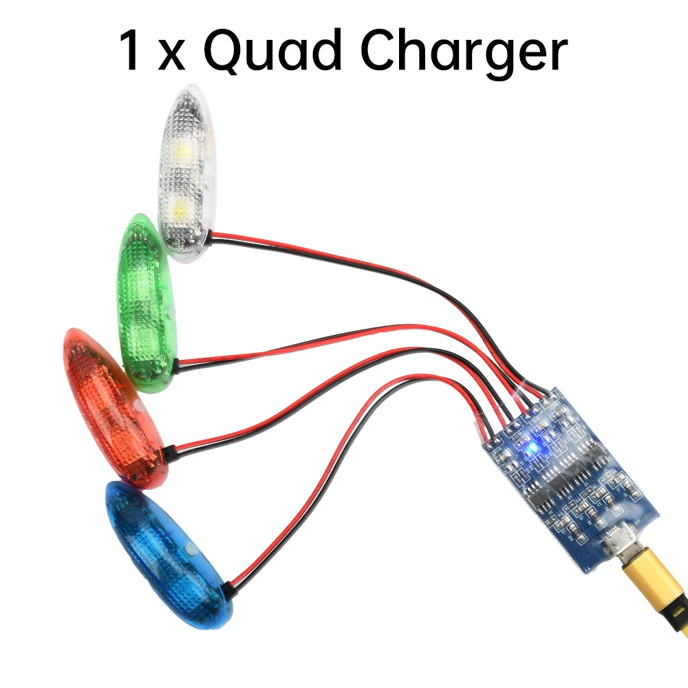 Wireless LED Navigation Light Module for RC Aircraft Drones - Night ...
