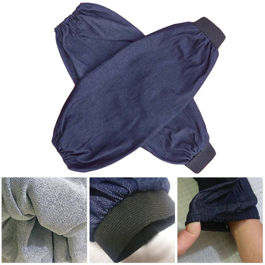 1pair-Oversleeves-Welding-Protection-Arm-Sleeves-De-nim-Working-Safety ...