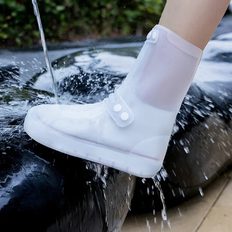 Waterproof-Shoe-Covers-Rain-Sets-Of-Silicone-Rubber-Boots-Children-On-A ...