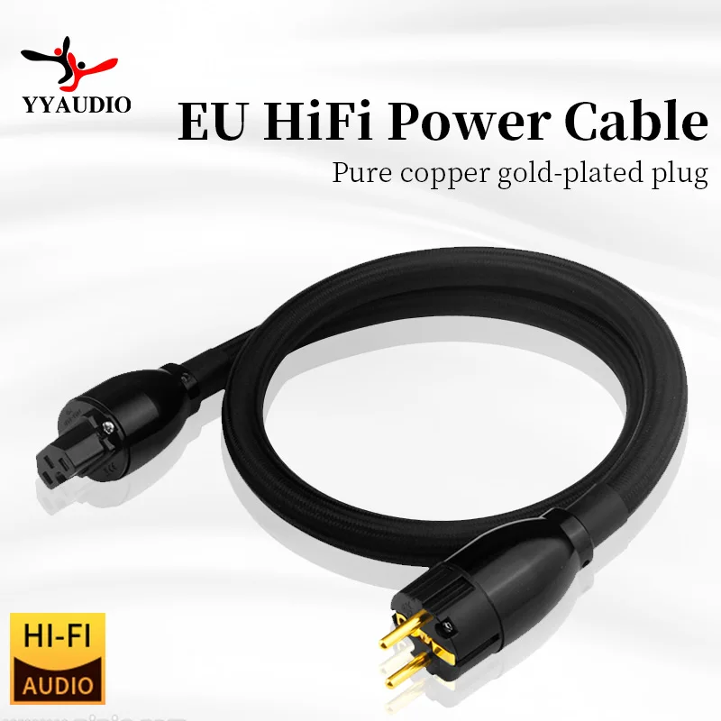 HIFI EU Schuko Power Cable 2.0 M HIFI Power Cable Upgrade AC Power Cord ...
