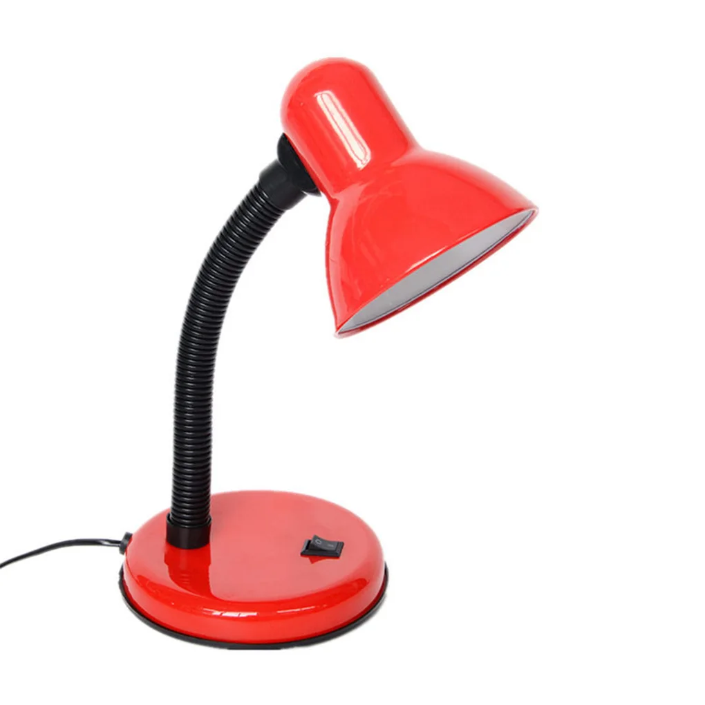 Simple Design 220V E27 Studying Table Lamp without Bulb Flexible Neck ...