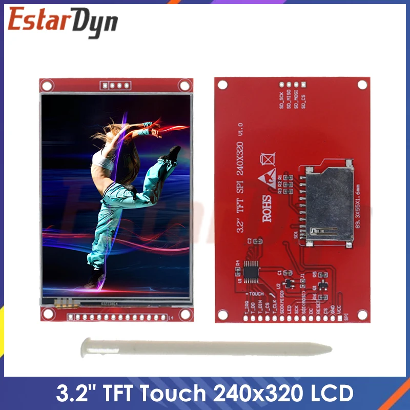 3.2 Inch TFT With Touch / No Touch LCD Module 240x320 DOTS interface ...