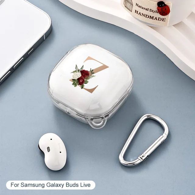 Letters Rose Earphone Cases For Samsung Galaxy Buds 2 Pro Shockproof ...