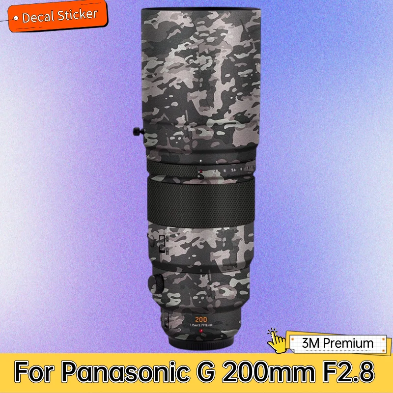 For-Panasonic-LEICA-DG-ELMARIT-200mm-f-2-8-POWER-OIS-Lens-Sticker ...