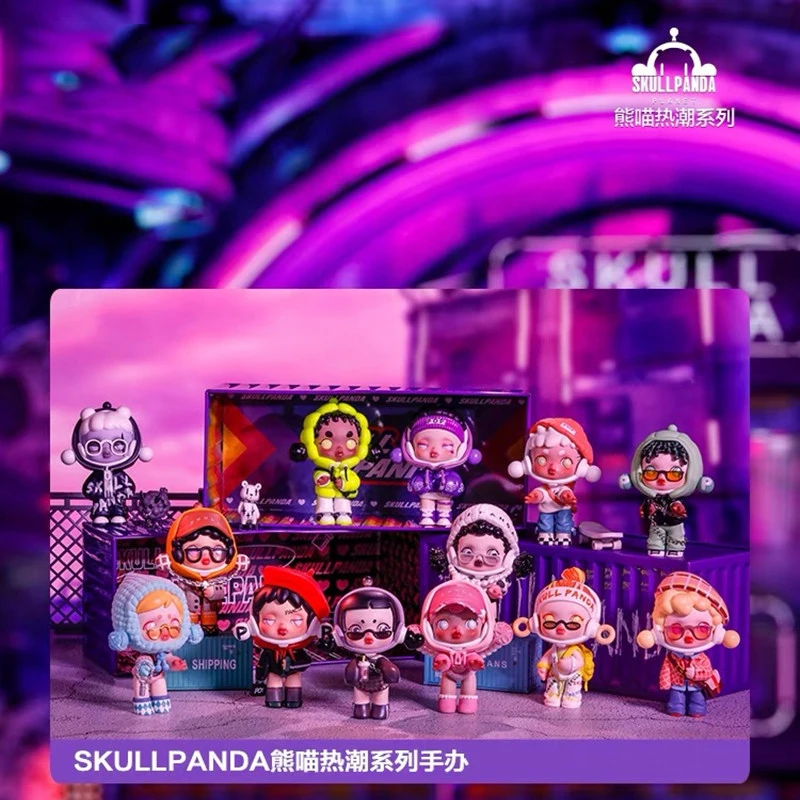 POP MART Skullpanda Panda Craze Series Blind Box Toys Guess Bag Mystery ...