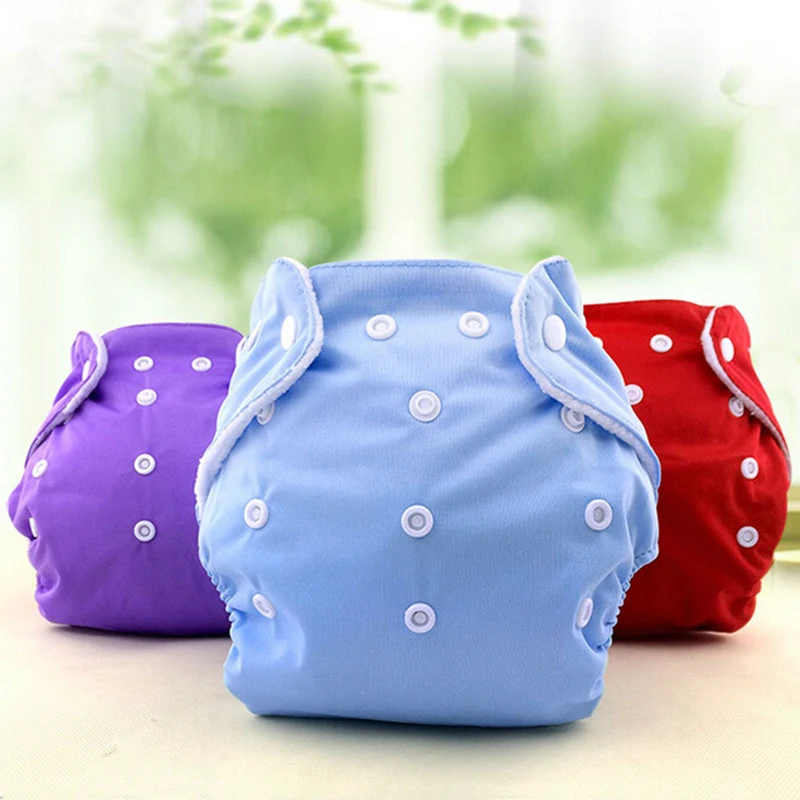Reusable Baby Diapers Fast Dry Cloth Diaper washable Cloth Baby Nappy ...