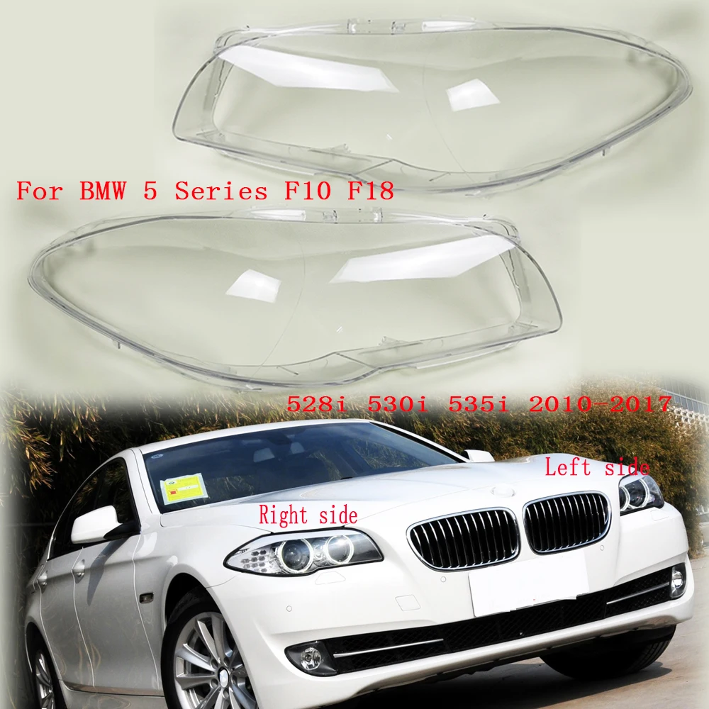 Fit-For-BMW-5-Series-F10-F18-2010-2017-Car-Front-Headlamps-Cover ...