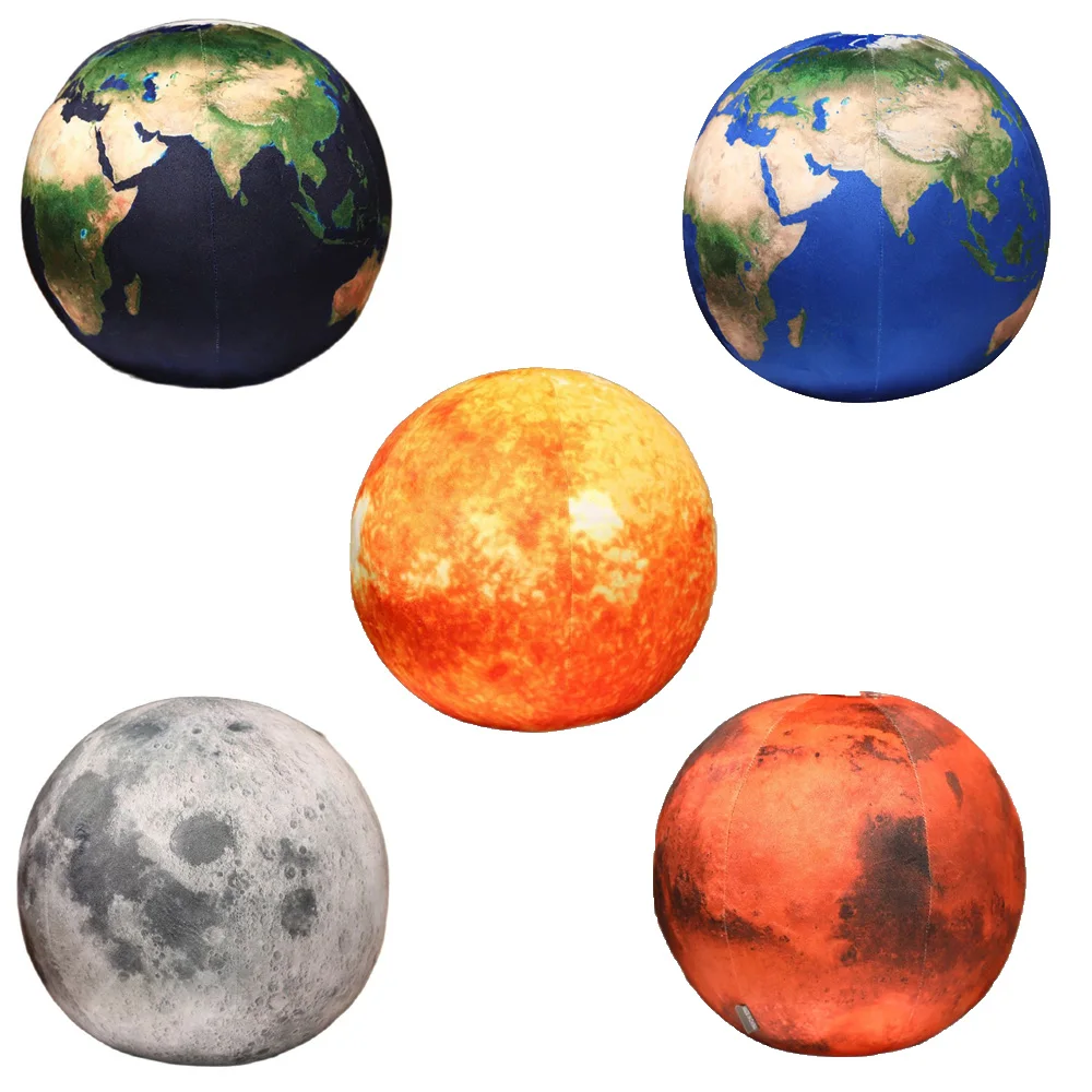 17-27CM-Simulation-Earth-Moon-Sun-Martian-Sphere-Plush-Toy-Pillow-Star ...