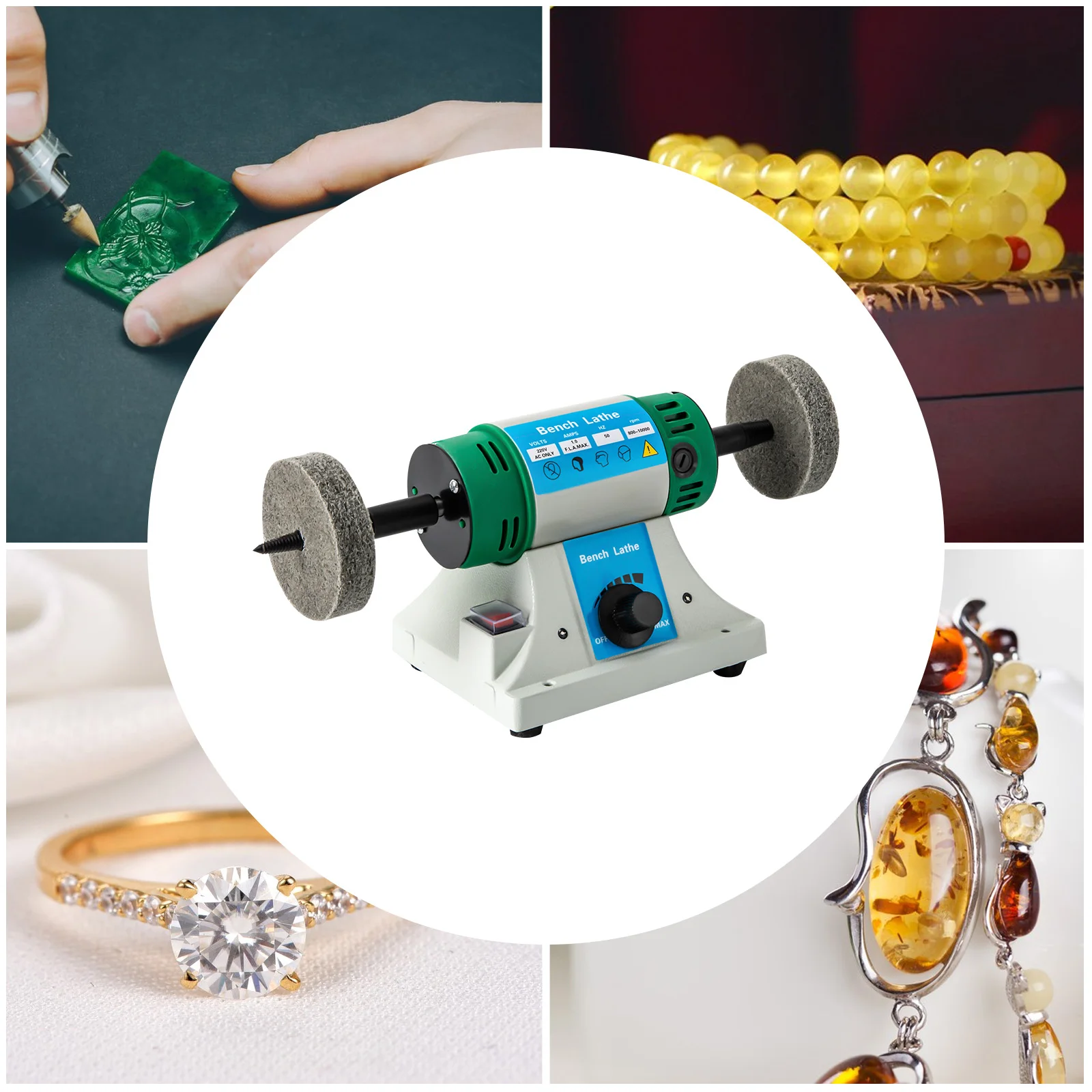 Polisher-Machine-Adjustable-Variable-Speed-Multi-function-Jewelry-Rock-Polishing-Buffer-Bench ...