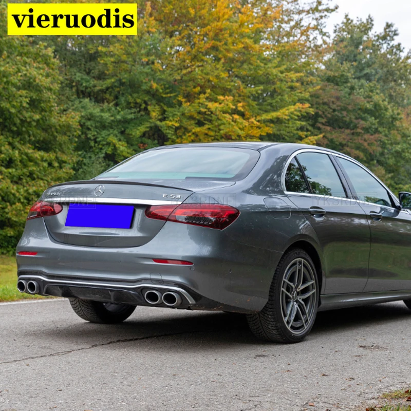 For Mercedes Benz W213 Amg E Class 2016-2020 Spoiler Abs Car Tail Lip ...
