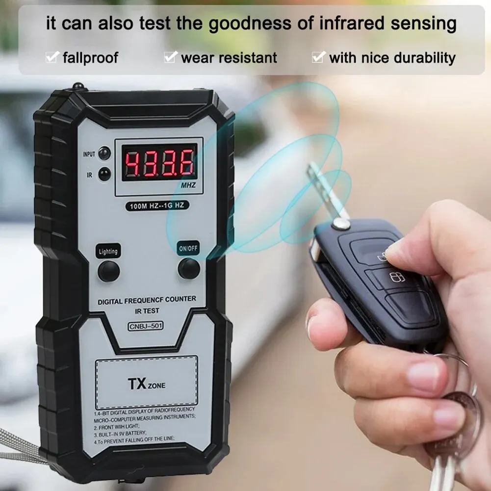 Car Remote Keys Infrared Frequency Tester Acuracy Tester Digital ...