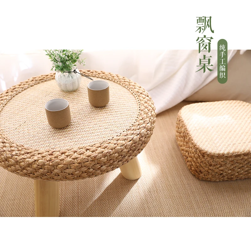Japanese-Round-Coffee-Table-Modern-Design-Simplicity-Small-Wood-Side ...