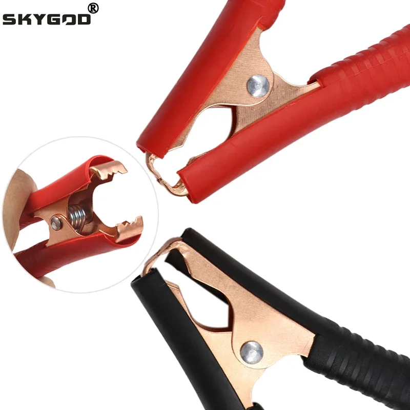 1-20Pairs-Battery-Clip-100A-Black-Red-Set-Copper-Plated-for-Car ...