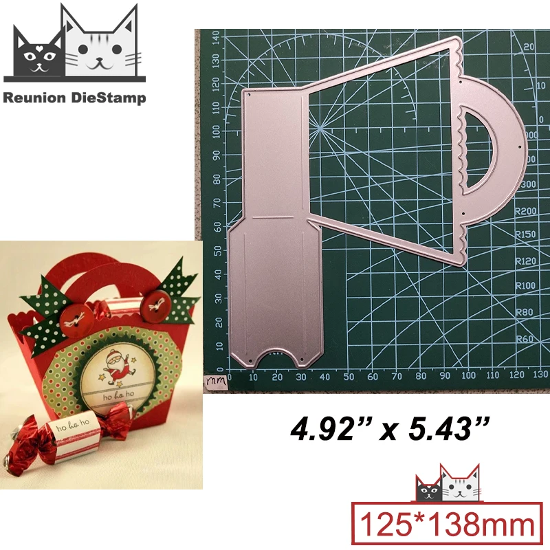 Reunion-Christmas-Candy-Handbag-Die-DIY-Scrapbooking-New-Arrival-2023 ...