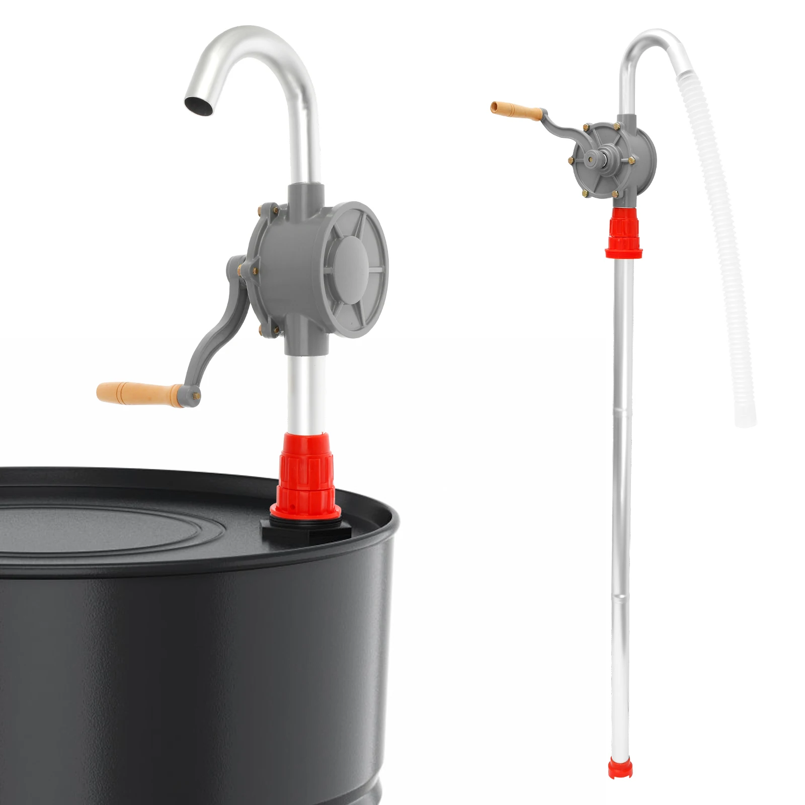 55 Gallon Adjustable Drum Pump for Diesel Gasoline Transfer Detachable ...