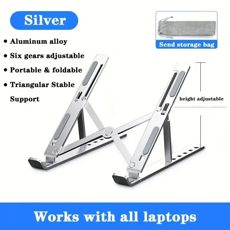 Portable-Laptop-Stand-Aluminum-Alloy-Notebook-Support-Computer-Bracket ...
