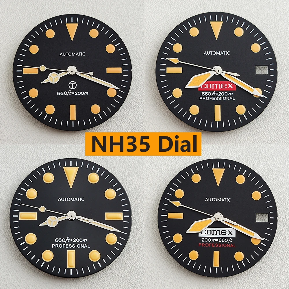 NH35-dial-NH36-dial-watch-dial-retro-dial-green-luminated-dial-suitable ...