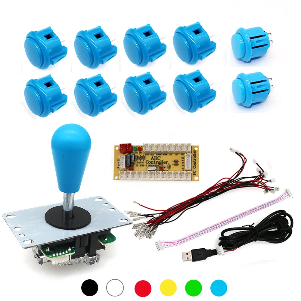 Arc Zero Delay USB Board Set, Joystick Sanwa, botões, Arcade Game ...