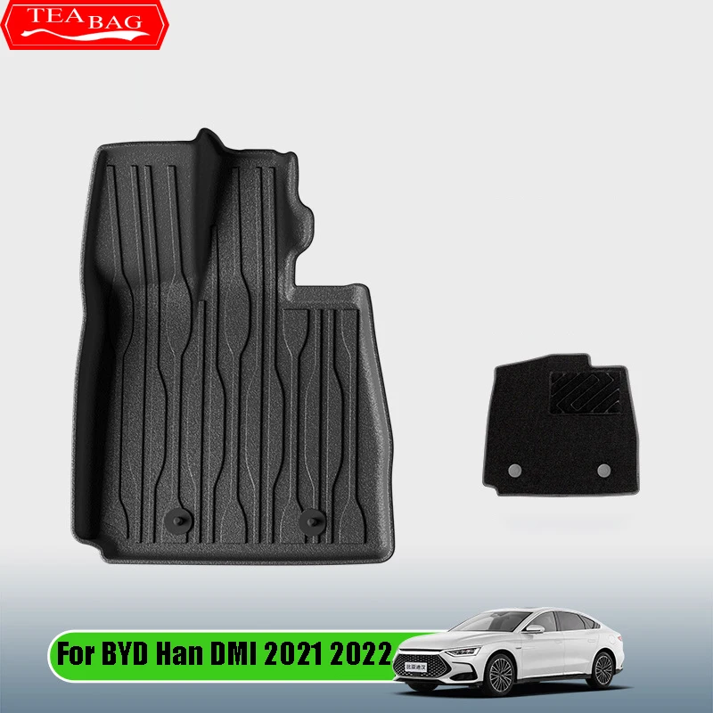 For BYD Han DMI 2021 2022 Car Styling Floor Mats Automobile Special TPE ...