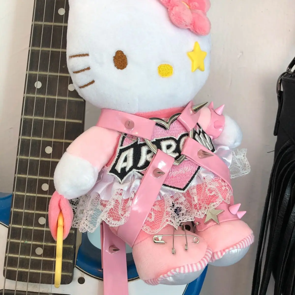 Goth Hello Kitty Plush