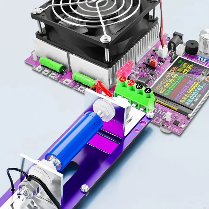 B0KC 20A 4 Wire Battery Test Stand Battery Internal Capacity Tester ...