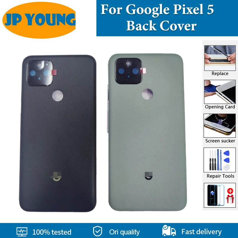 Original-Back-Cover-For-Google-Pixel-5-Battery-Cover-Door-Back-Housing ...