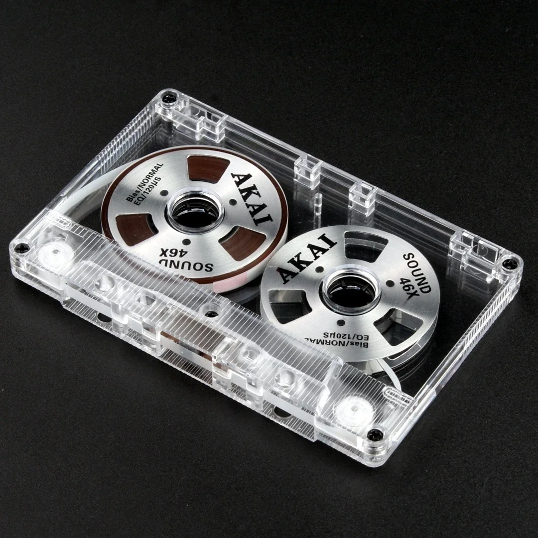 DIY-Homemade-Aluminum-Reel-Cassette-46-Min-Blank-Audio-Recording ...
