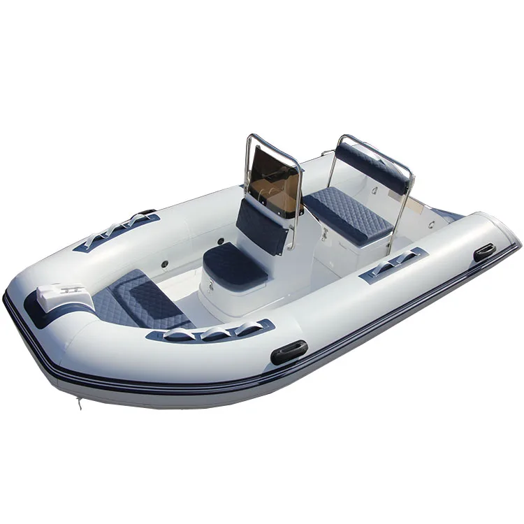 3.9m InFLatable Fiberglass Hull RIB Dive Fishing Boat With Outboard ...