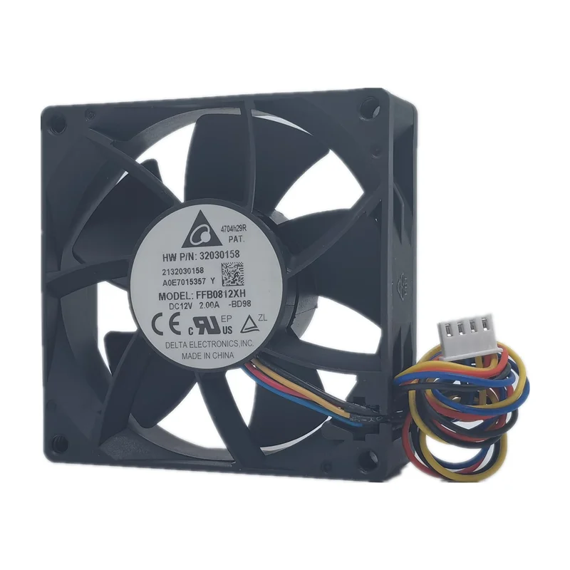 original for Delta 4-wire PWM server chassis fan FFB0812XH 12V 2.0A ...