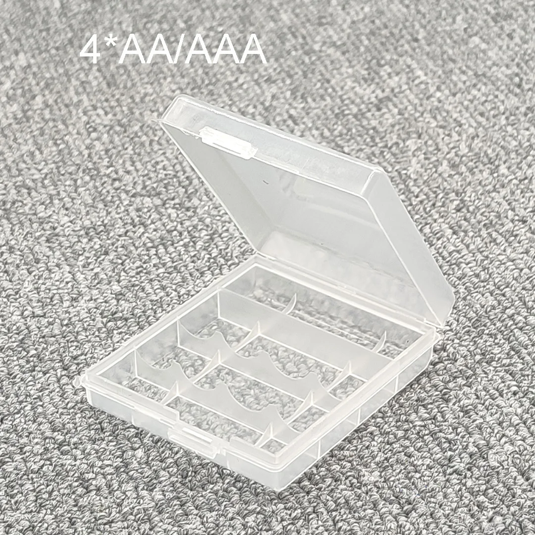4-AA-AAA-Battery-Case-AA-Holder-AA-Battery-Storage-Box-With-Cover-AA ...