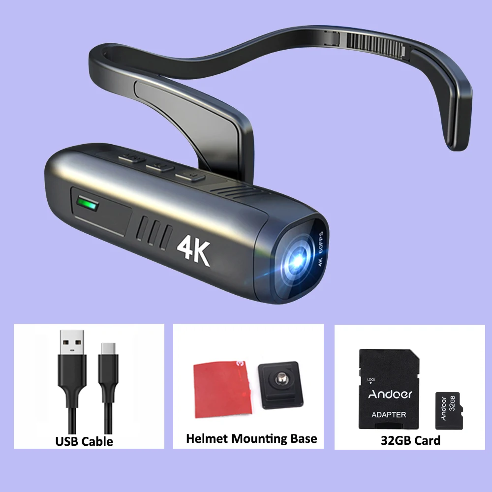 4K-30FPS-Head-Mounted-Camera-Wearable-WiFi-Video-Camera-Camcorder-Wide ...