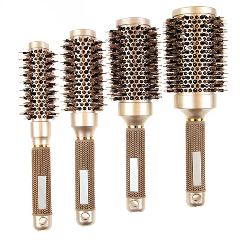 1-4PCS-25mm-32mm-45mm-53mm-Professional-Round-Hair-Comb-Hairdressing ...