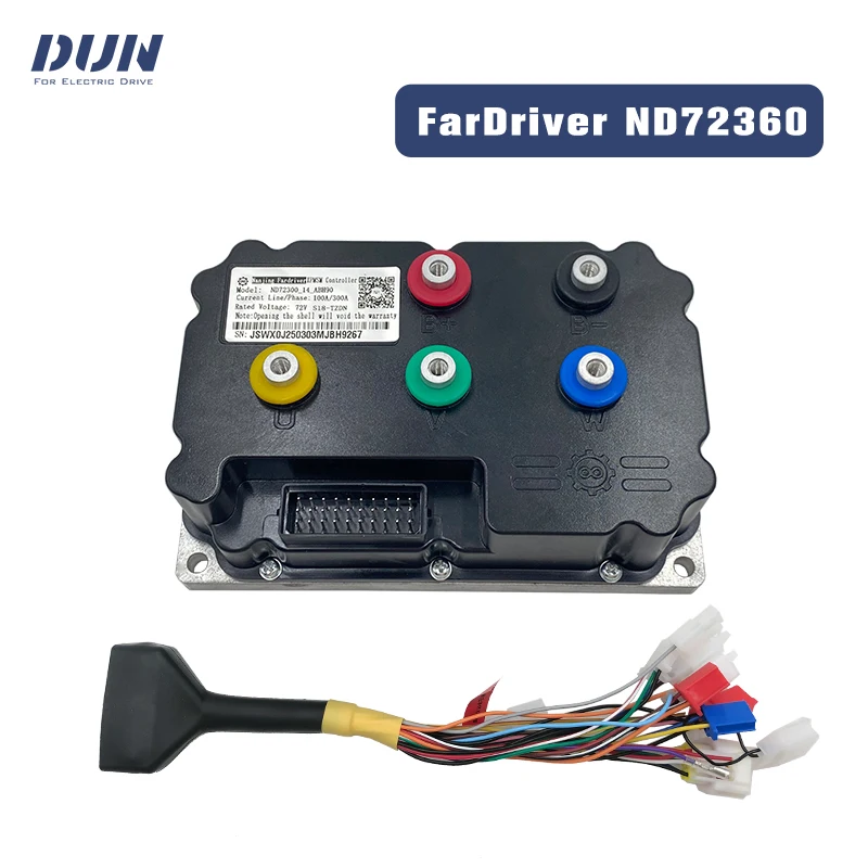 Fardriver Controller ND72360 DC 190A Phase 360A 72360 Hall Sensor ...