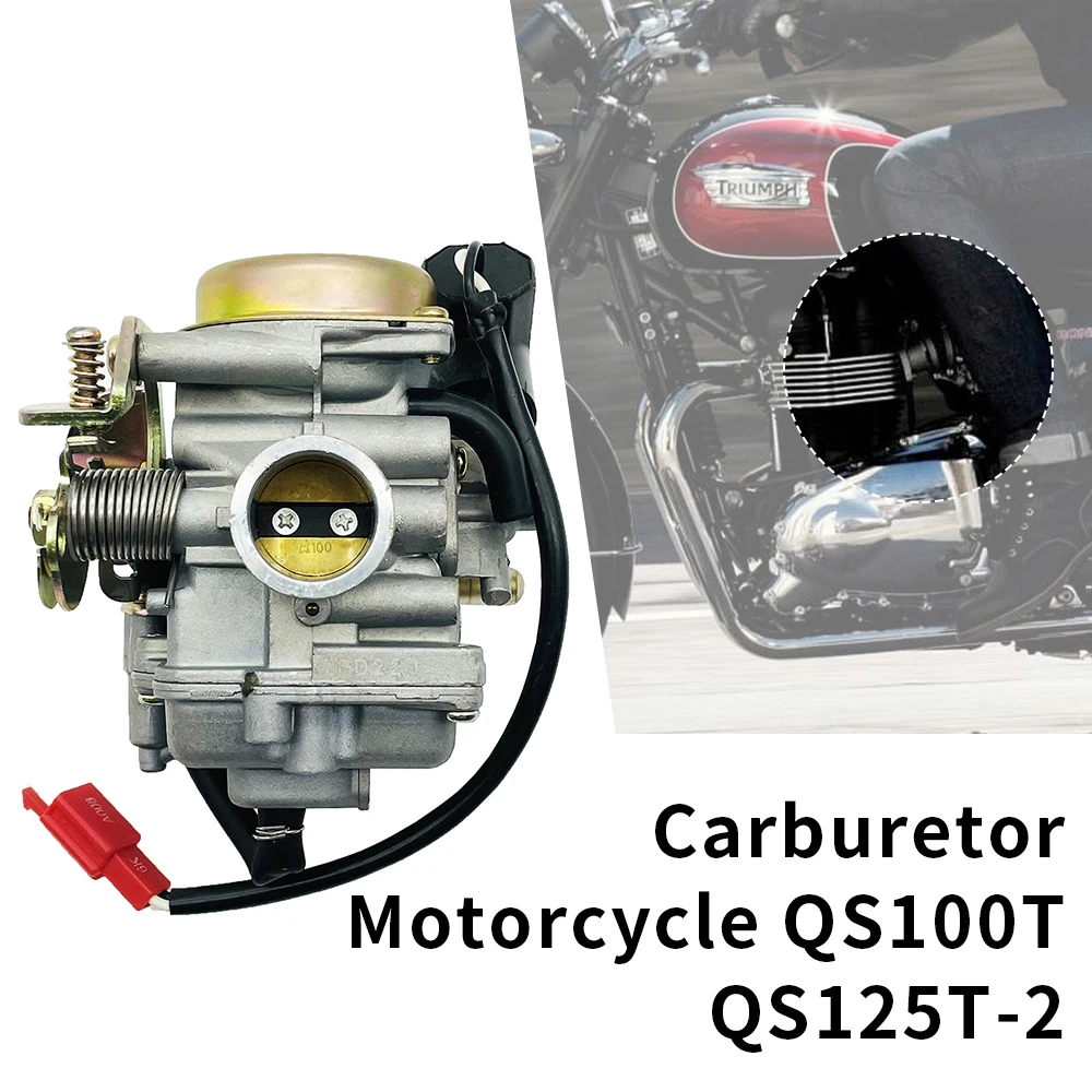 Motorcycle-Accessories-QS100T-QS125T-2-Carburetor-Assembly-For-Suzuki ...