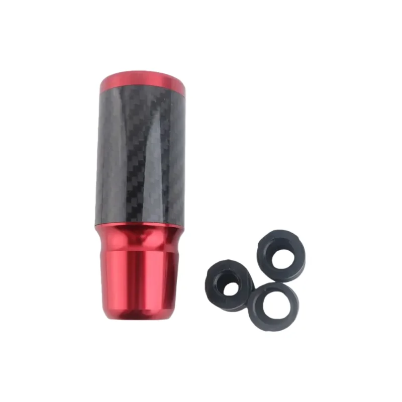 Car modification accessories 5/6 speed carbon fiber patterned gear head ...