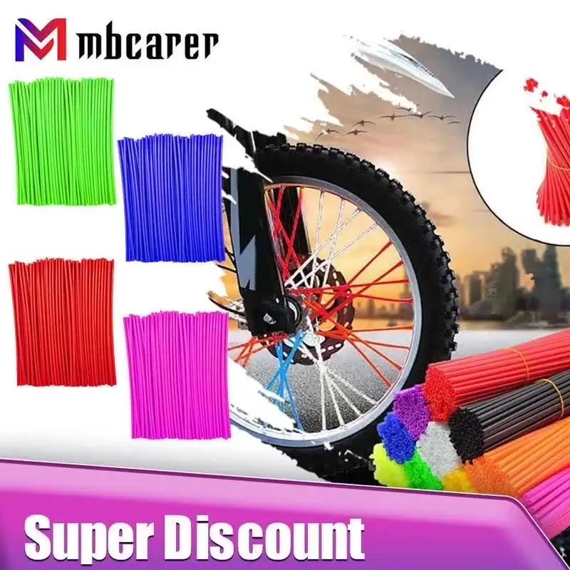 Bike Spoke Skins Covers Wraps Wheel Rim Skin Trim Covers Guard ...
