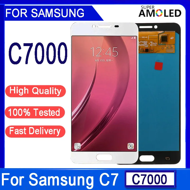 Teste-Super-AMOLED-For-Samsung-C7-C7000-SM-C7000-LCD-Display-Touch ...
