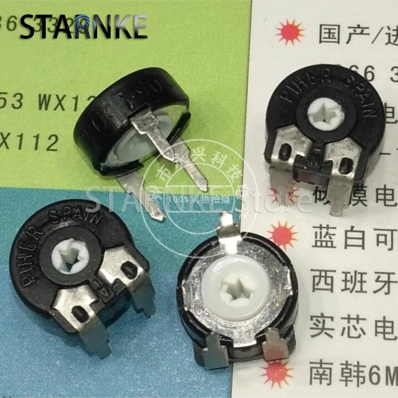 5PCS Imported Spanish PIHER Trimmer Potentiometer PT10-10K 103 ...