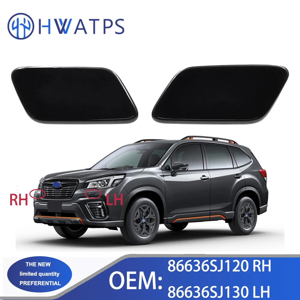 Front-Headlight-Washer-Cover-Headlamp-Spray-Nozzle-Jet-Cap-For-Subaru ...