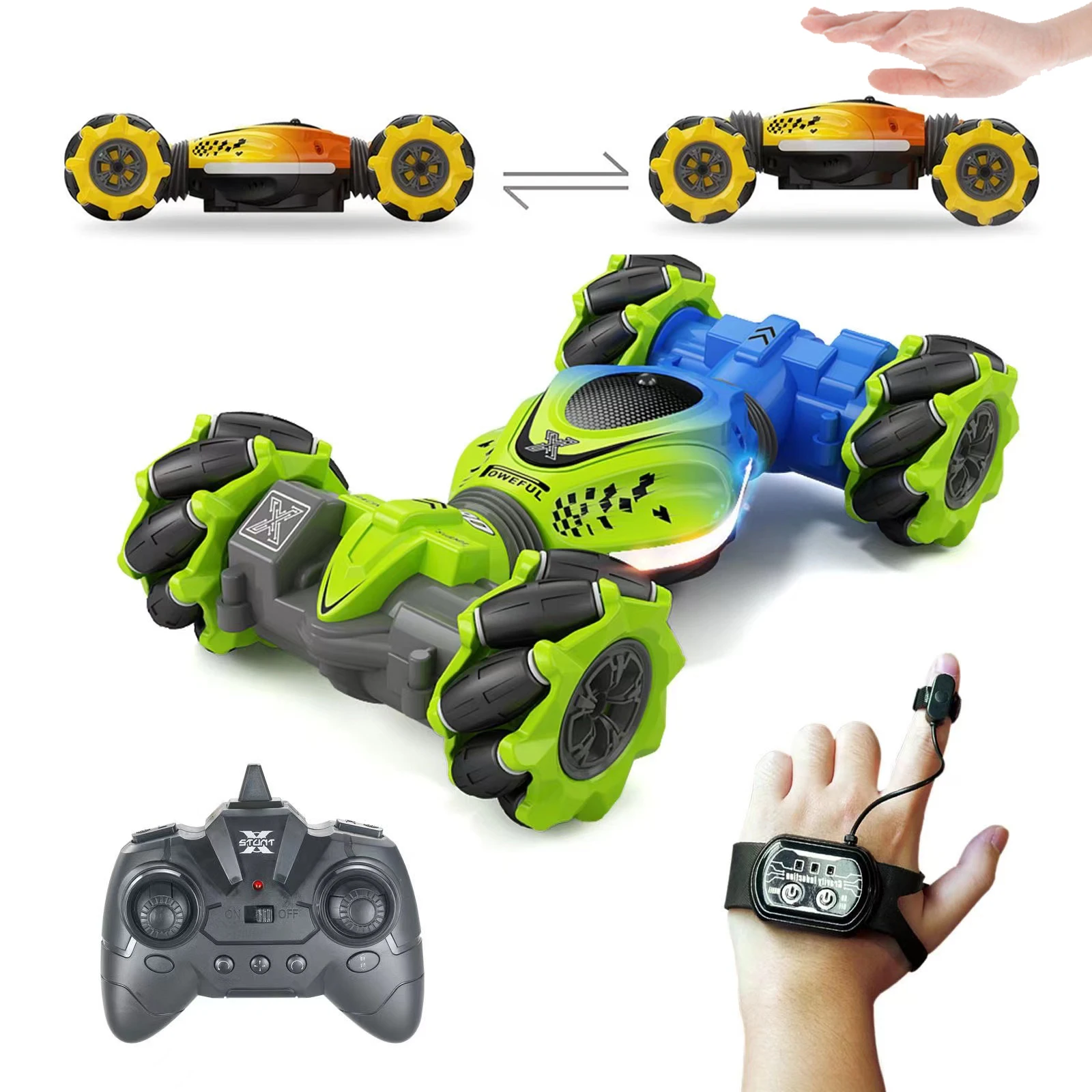 4WD RC Car Toy 2.4G Radio Remote Control Cars RC Watch Gesture Sensor ...