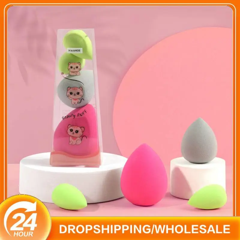 4-1PCS-Cute-Makeup-Puff-Soft-Makeup-Sponge-Cushion-Foundation-Powder ...