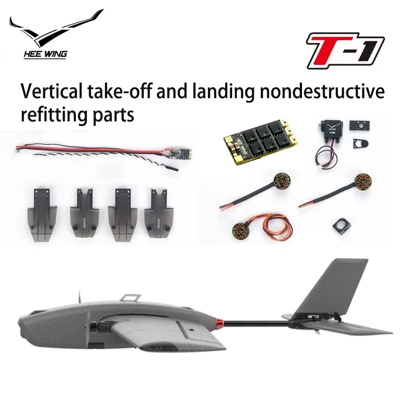 HEEWING T-1 VTOL installazione senza perdite FPV aereo ad ala fissa ...