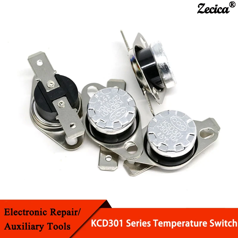 2-50pcs-KSD301-Switch-Normally-Open-Close-10A-250V-40-135-Degree ...