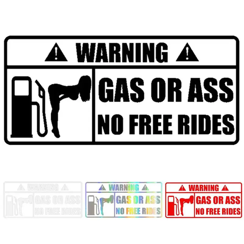 15x7cm-No-Free-Rides-Funny-Decals-Car-Sticker-Window-Bumper-Body-Car ...