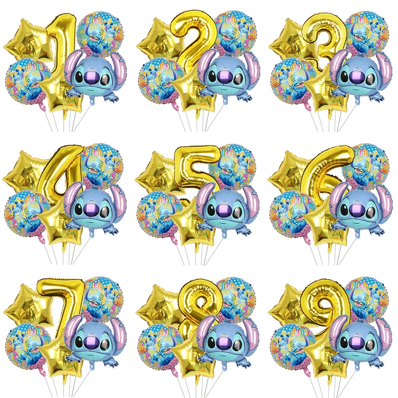 Disney-Lilo-e-Stitch-Cartoon-Balloon-Set-Birthday-Party-Decoration ...