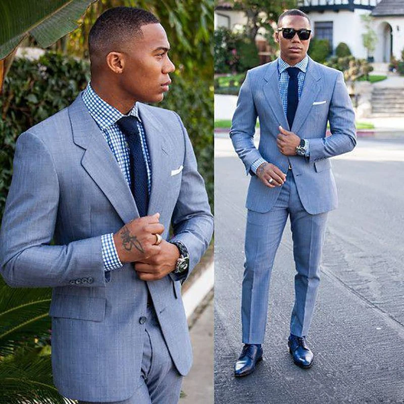 Mens Slim Fit 2 Piece Suits | 2 Piece Business Suit Men | Mens 2 Piece ...