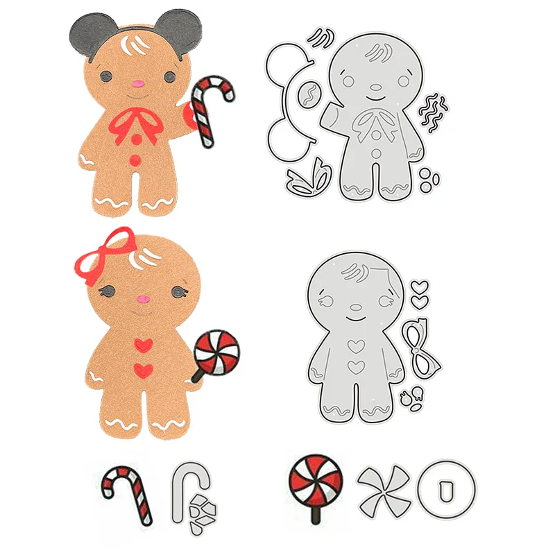 Christmas-Gingerbread-Metal-Cutting-Dies-Stencils-for-DIY-Scrapbooking ...