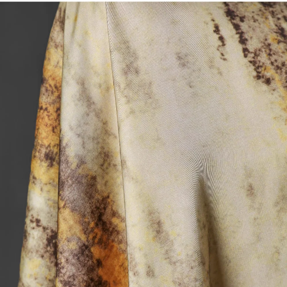 Soft Drape Imitation Acetic Acid Satin Fabric for Dress Shirt Designer ...